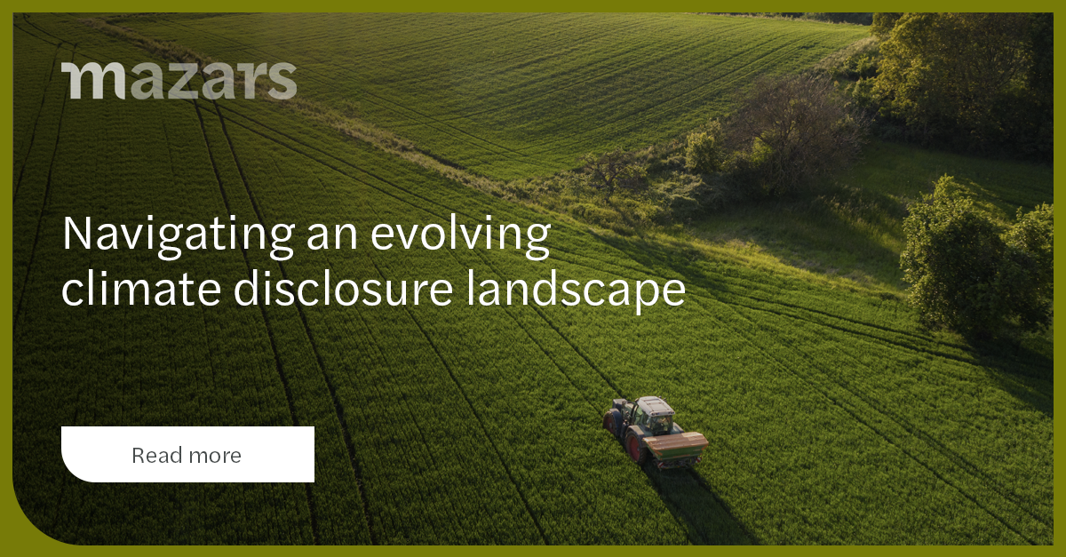 Navigating an evolving climate disclosure landscape